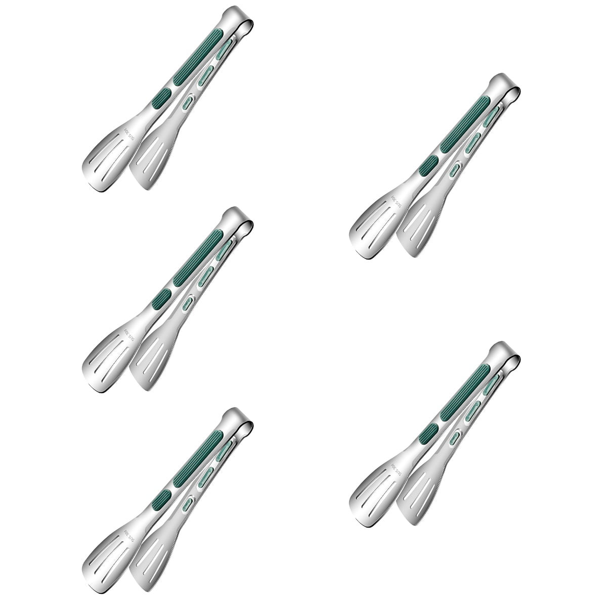 Set of 5 Barbecue Tongs Camping Accessories Multi-function Cooking Tong ...