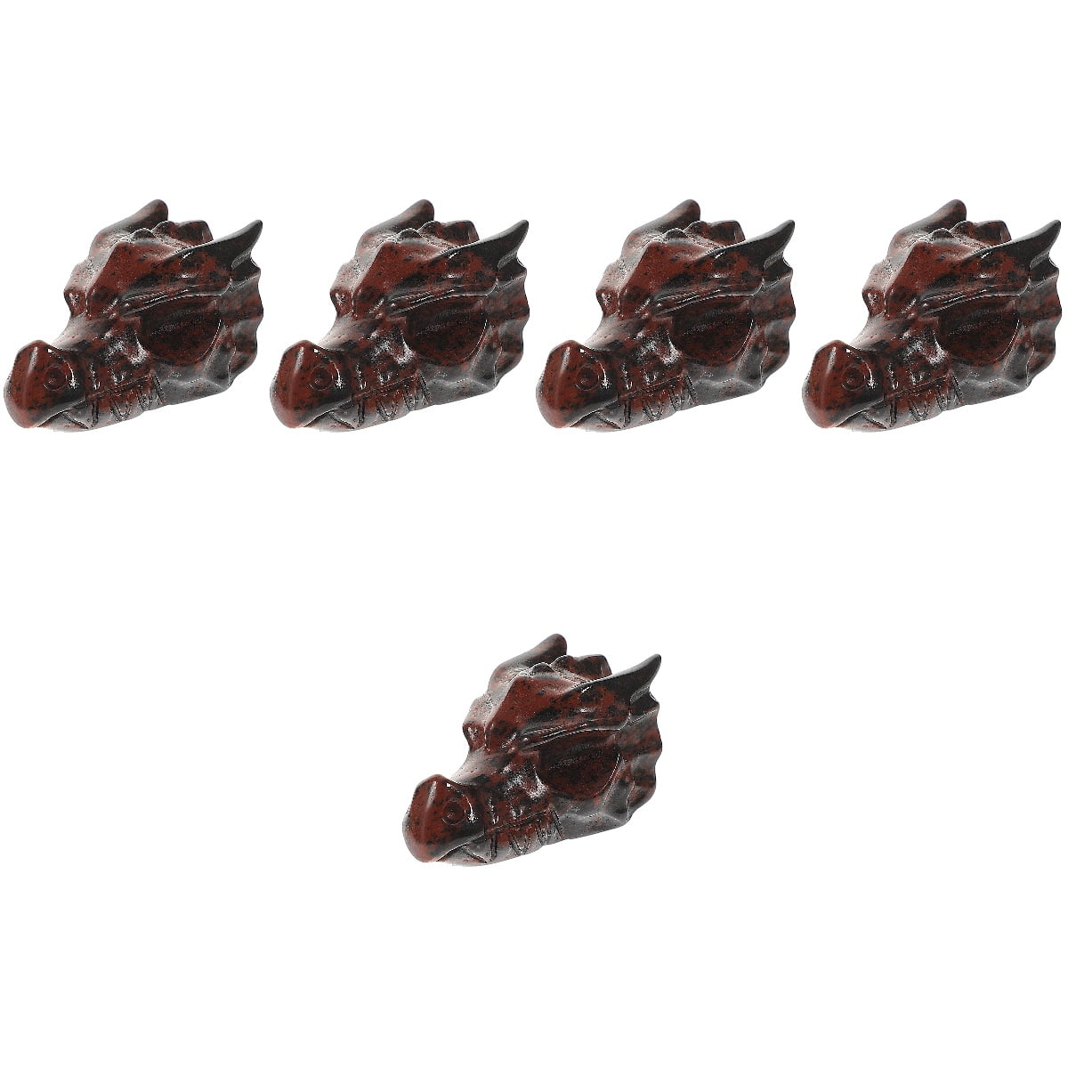 Set of 5 Bat Statue Crystal Dragon Skull Home Decoration Creative ...