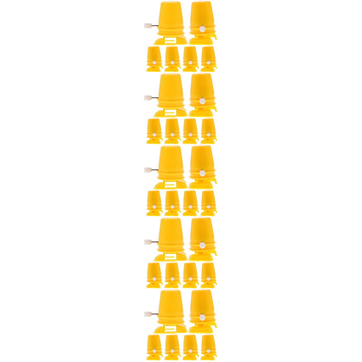 Set of 5 Clockwork Robot Accessories Cartoon Movement Yellow - Walmart.com