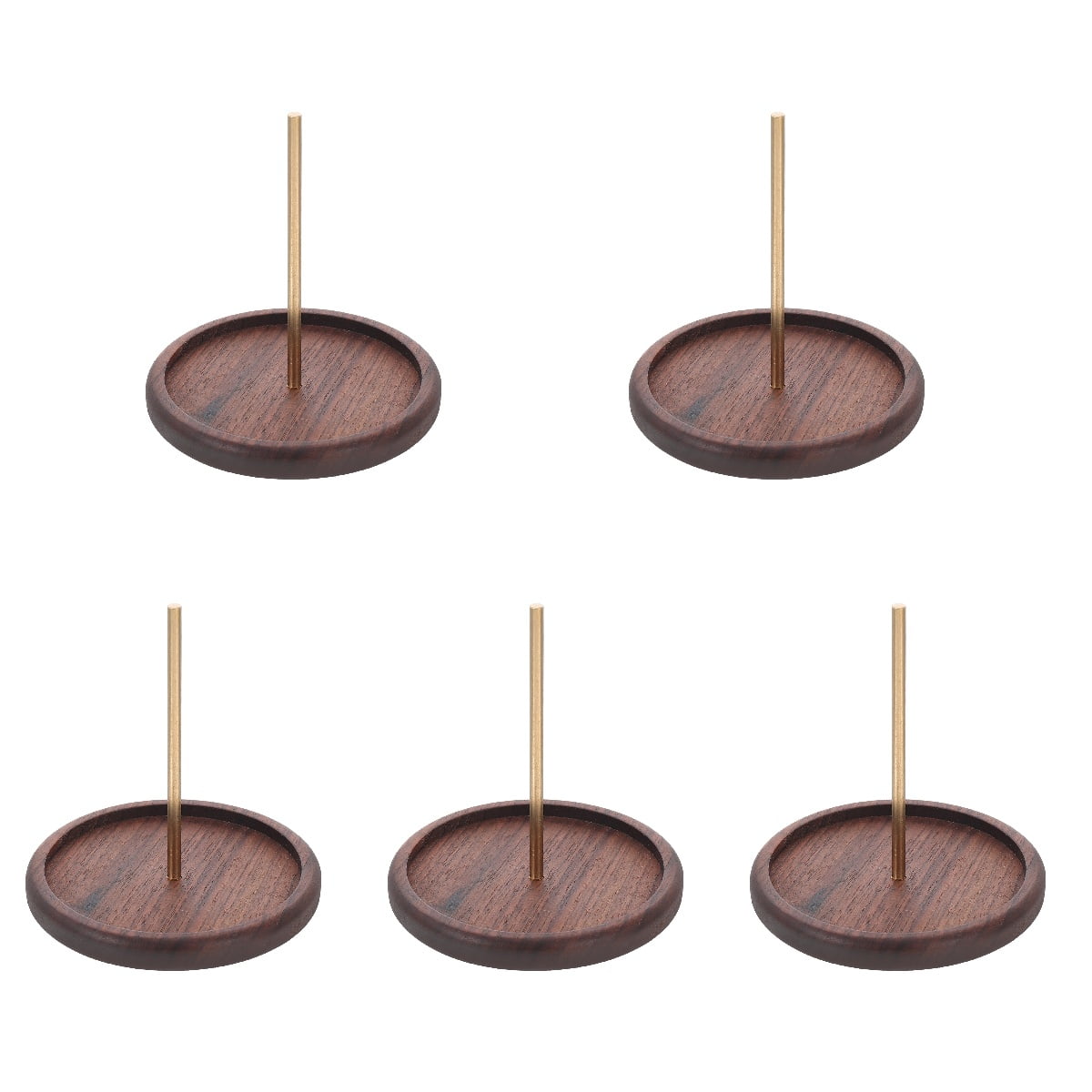 MERRYHAPY Wooden Sewing Thread Rack for Spools, Multi-Color 5-Piece ...