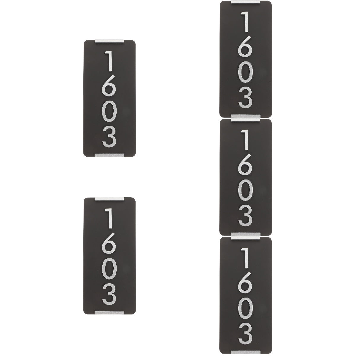 WRISTBIQUE House Number Sign Acrylic Black For Public Places Outdoor ...