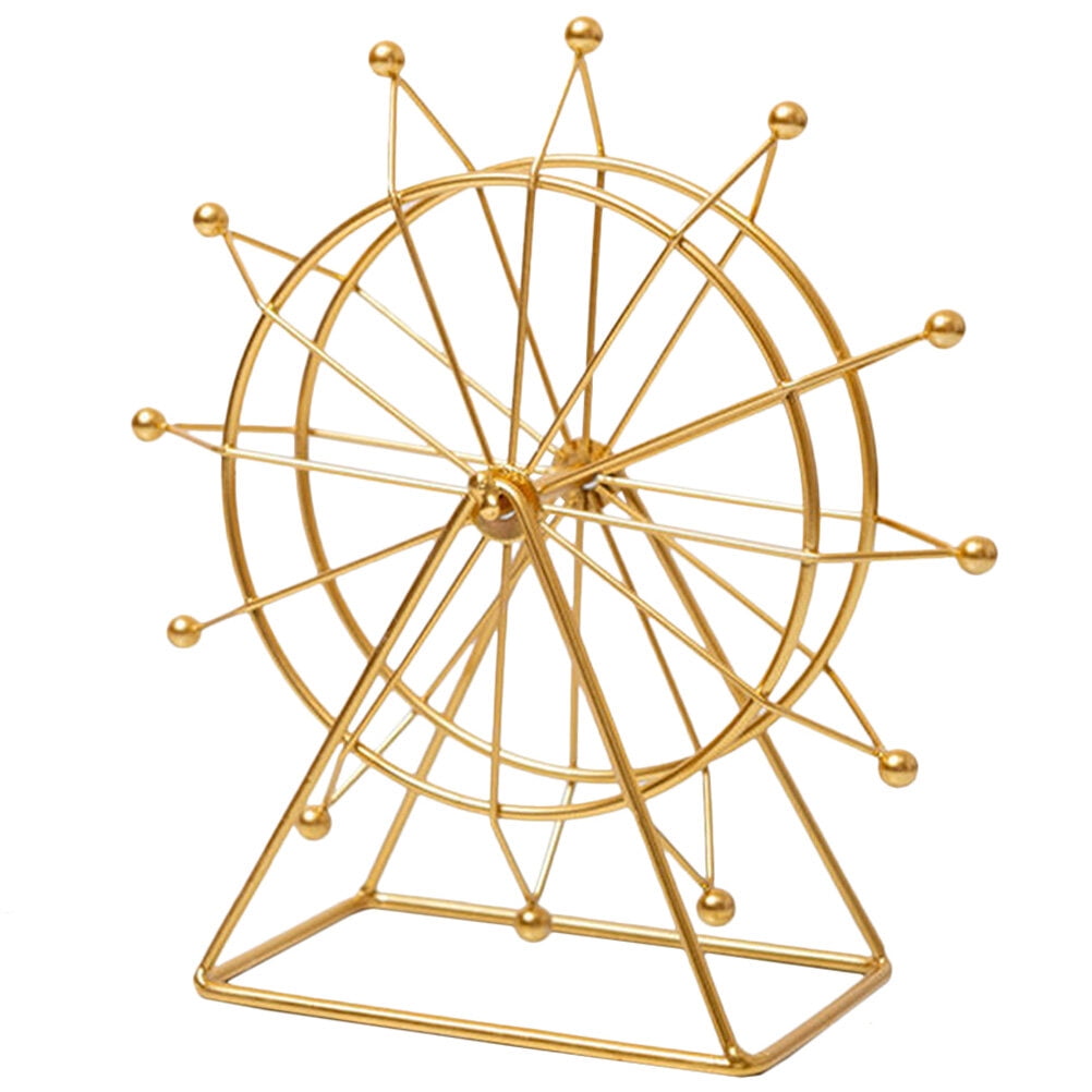 KALLORY Golden Modern Style 5pcs Ferris Wheel Home Decoration Accent ...