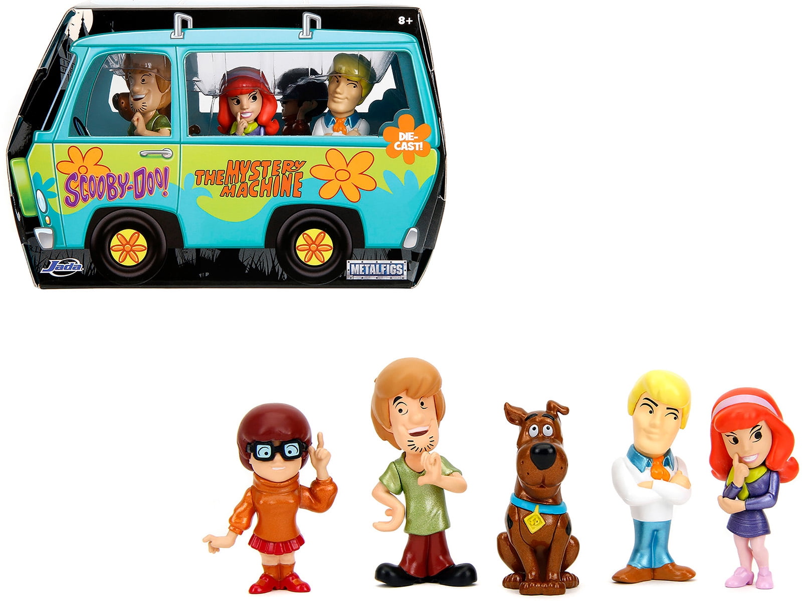 Set of 5 Diecast Figures "Scooby-Doo" TV Series "Metalfigs" Series ...