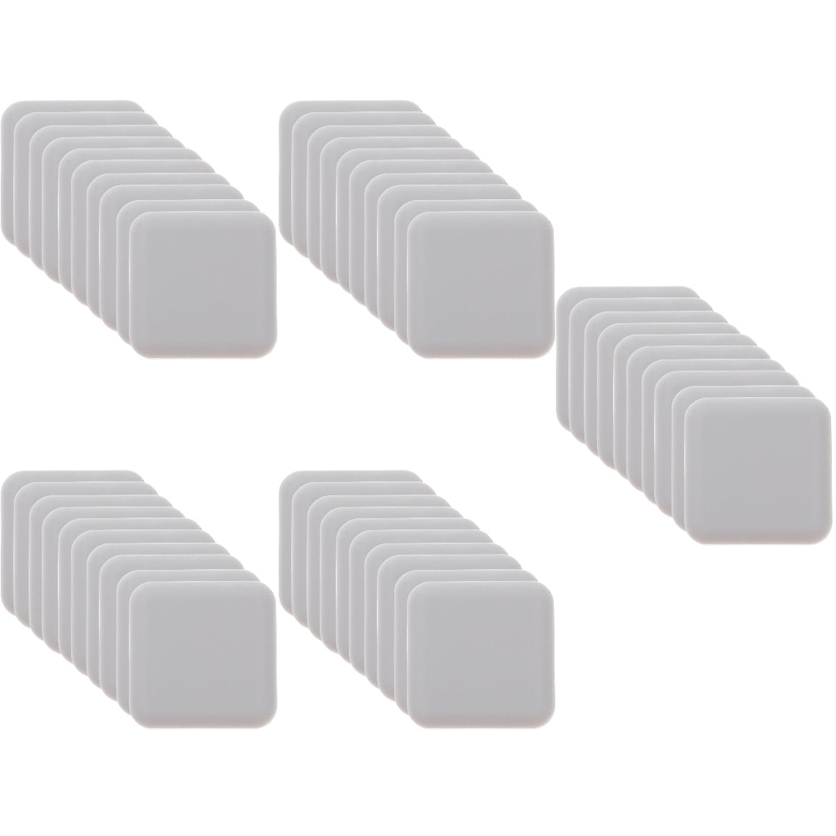 Set of 5 Door Stopper Wall Protector Bumper Bumpers for Work Grey ...