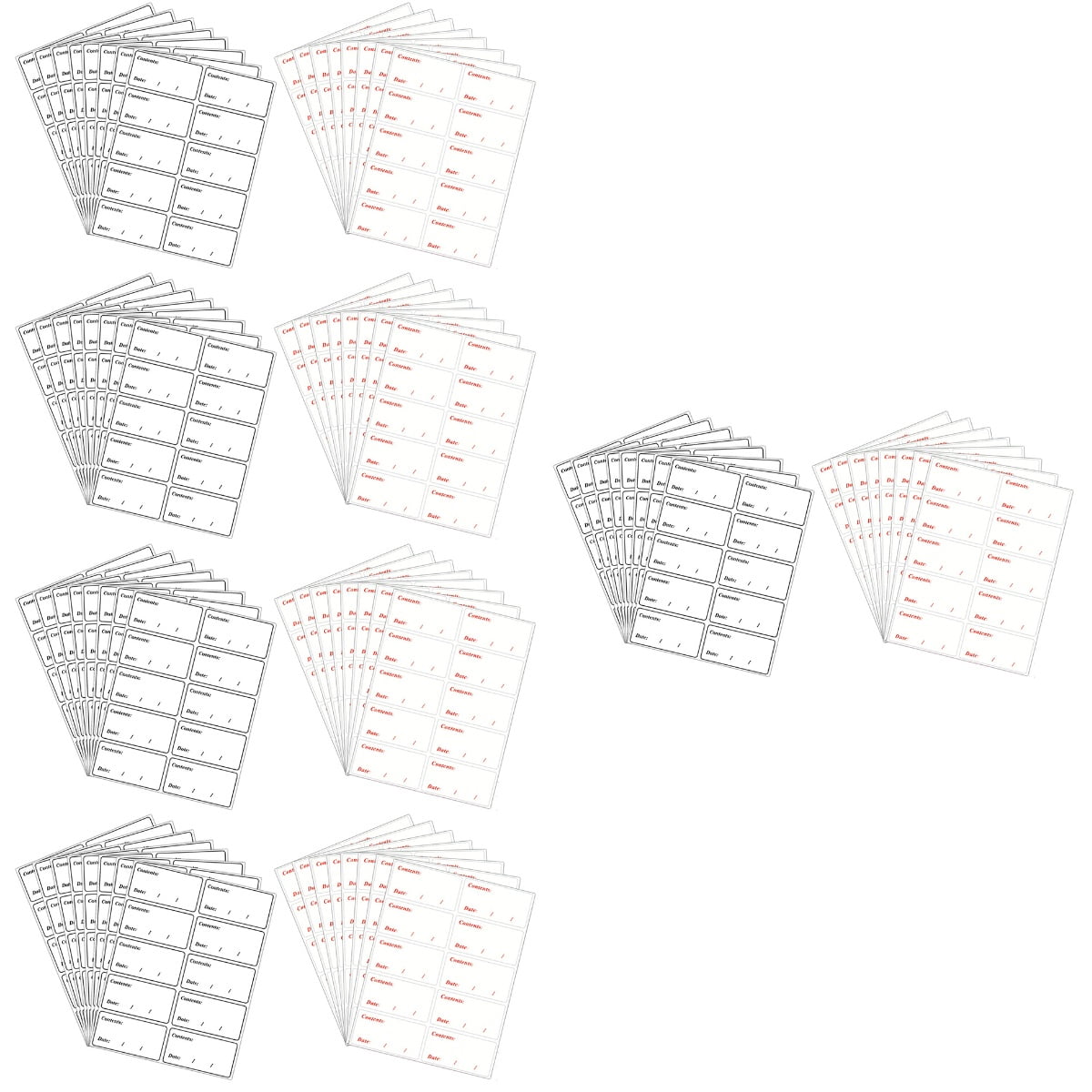 Set of 5 Freezer Tape Food Date Stickers Food Waste Prevention Labels ...