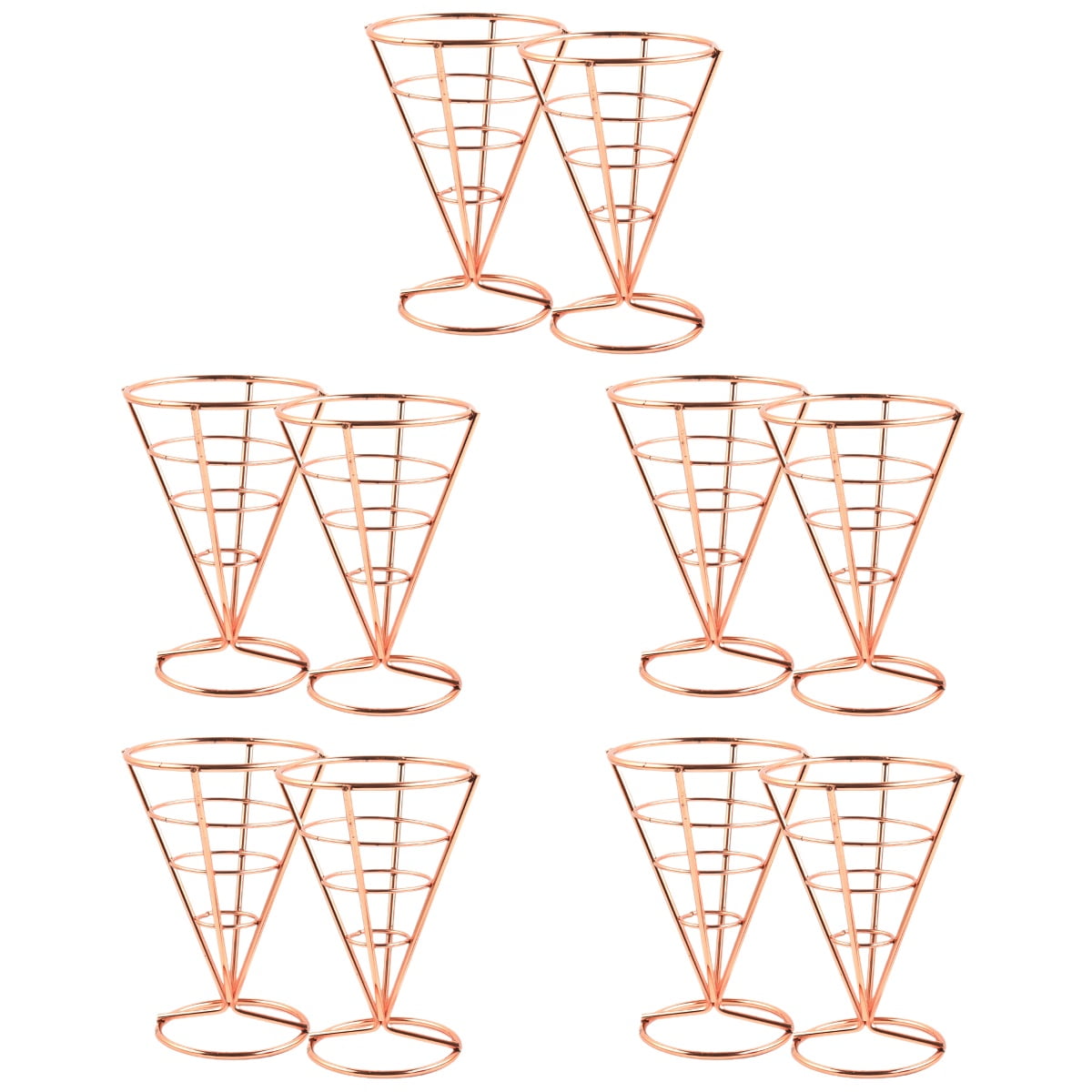 Set of 5 French Fries Basket Cutlery Rust-resistant Fry Stand - Walmart.com