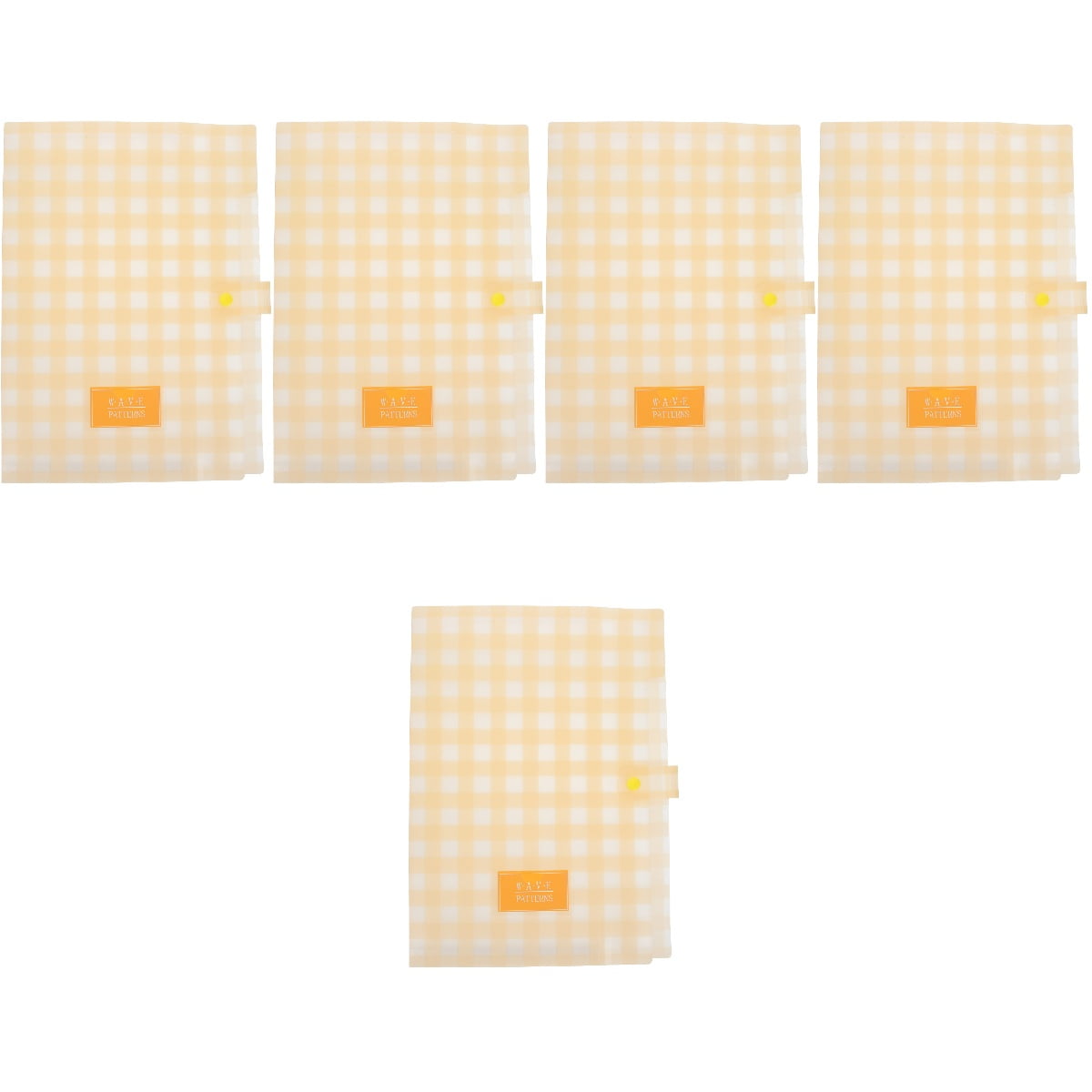 Set of 5 Grid Cassette Tape Holder File Expanding Box Organ Style ...