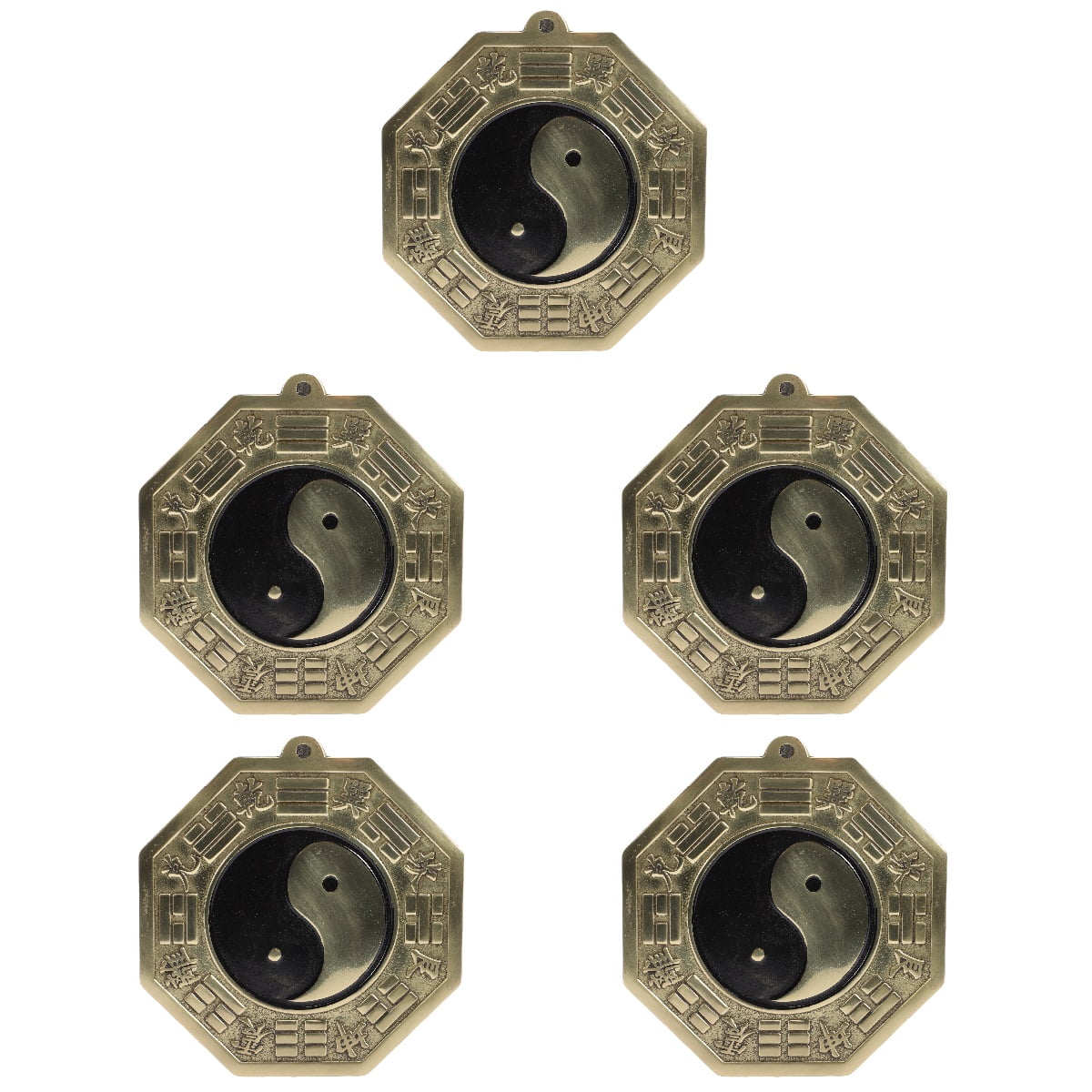 Set of 5 Home Decor Chinese Bagua Mirror Mirrors for Wall Office ...