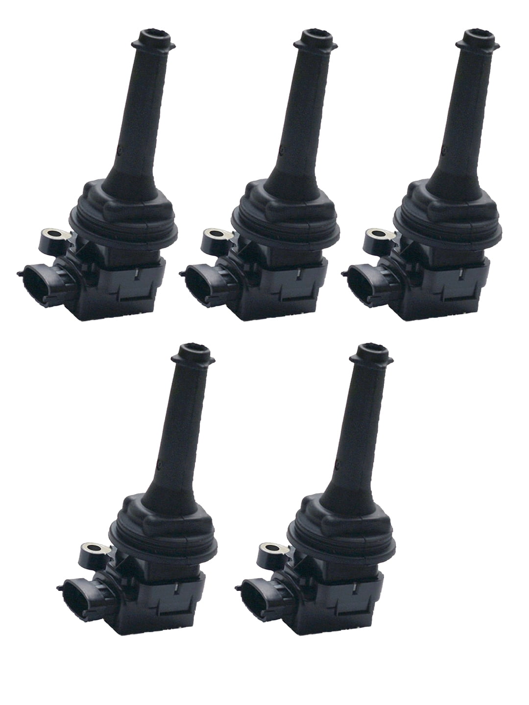 Set of 5 Ignition Coils Compatible with 2001-2005 Volvo S60 2.3L L5 ...