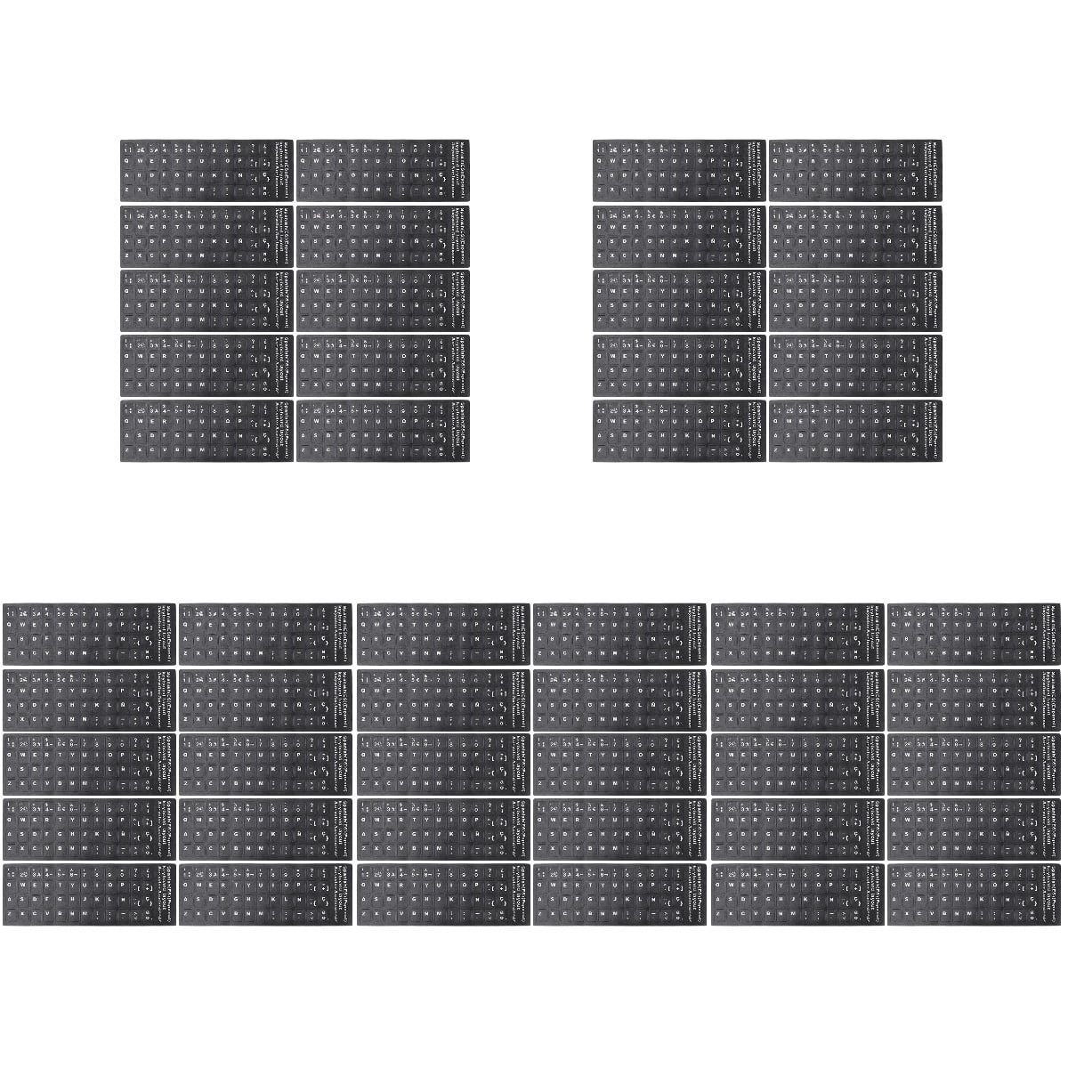 Set of 5 Keyboard Computer Replacement Stickers Affordable Service Life ...