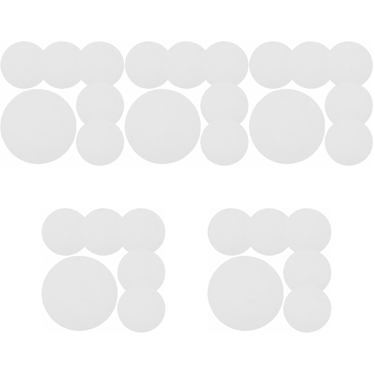 Set of 5 Lab Filter Paper Medium-Speed Qualitative Filter Paper 7X7cm ...