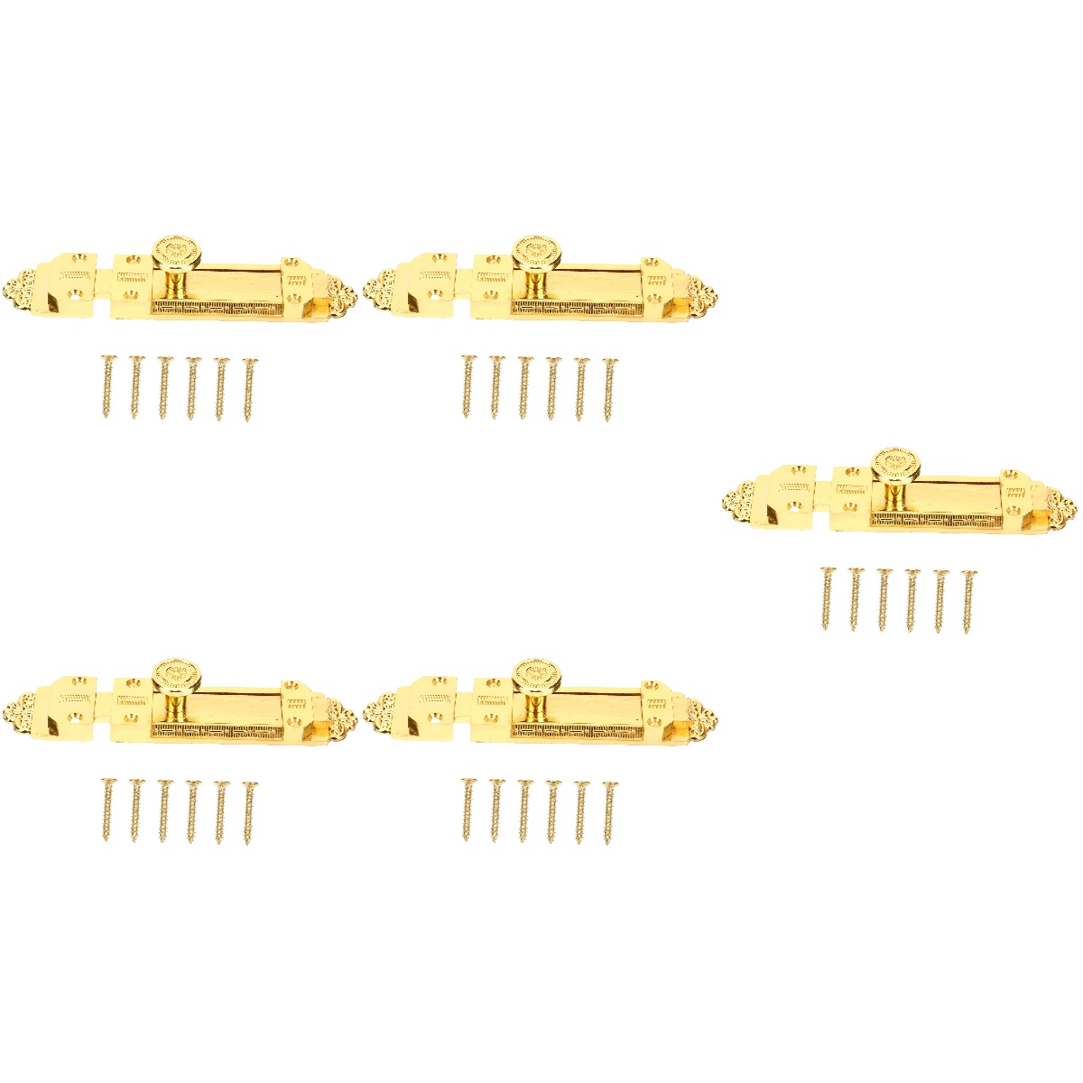 Set of 5 Level Bolt Lock for Sliding Door Doors Latch Gate Locks ...
