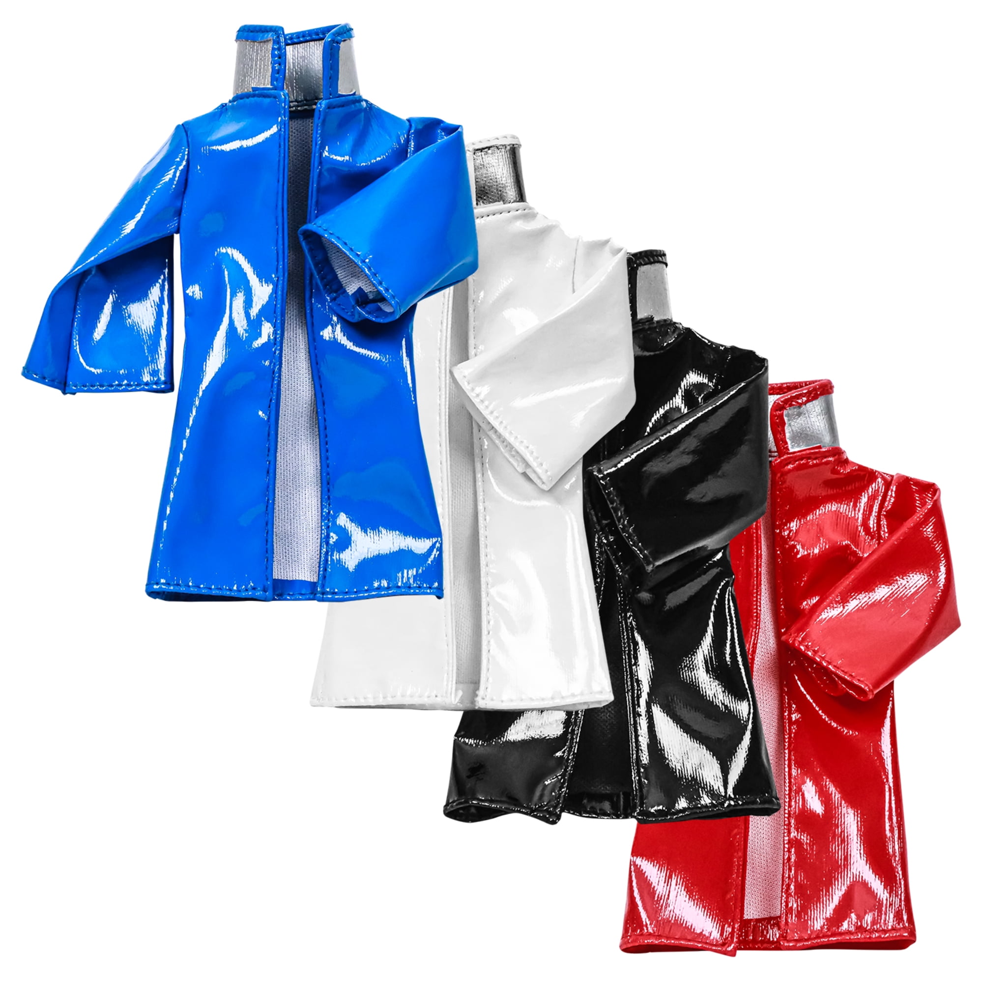 Set of 4 Long Trench Coats for Wrestling Action Figures - Walmart.com