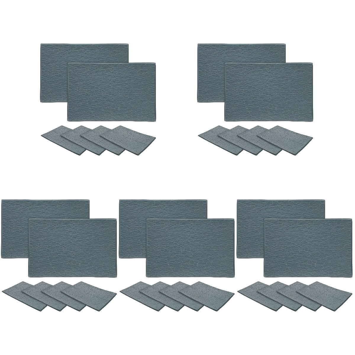 Set of 5 Mini Roofing Decor Fake Sand Floor Toy House - Walmart.com