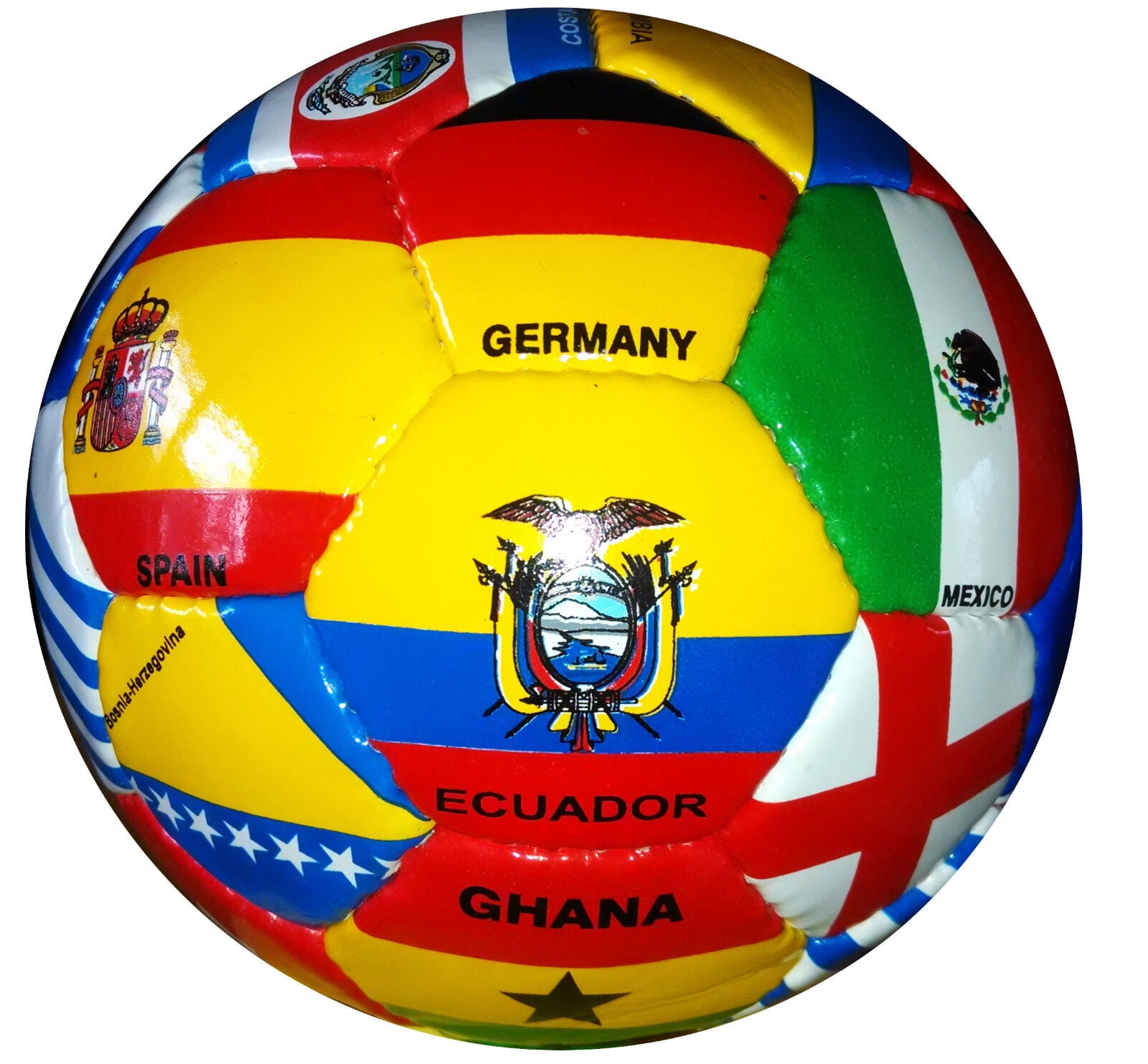 Set of 5 NEW WORLD CUP 2014 COUNTRY FLAG SOCCER BALLS 32 Panel size 4 ...