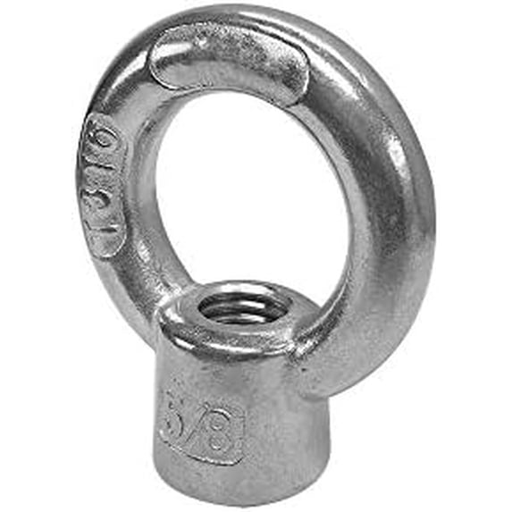 Set of 5 PC 5/8" SS316 Lifting Eye Nut Boat Marine with 3,200 Lbs ...