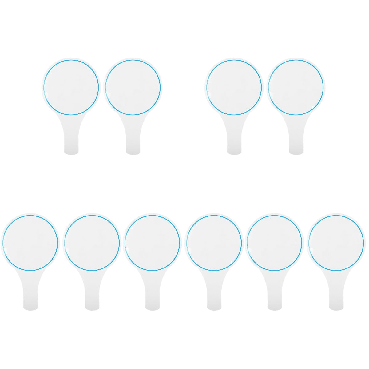 Set of 5 Paper Scoring Board Extra Large Poster White Student Blue ...