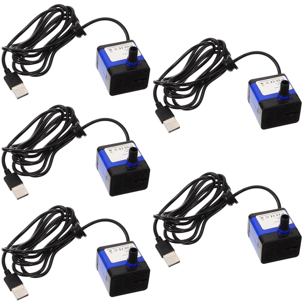 Set of 5 Pentacle Feature Mini Submersible Pump - Walmart.com