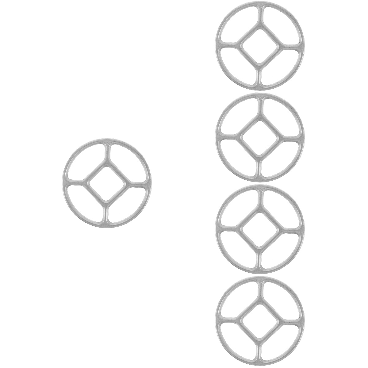 Set of 5 Pot Holders Wok Stand Gas Stove Accessory Accessories ...