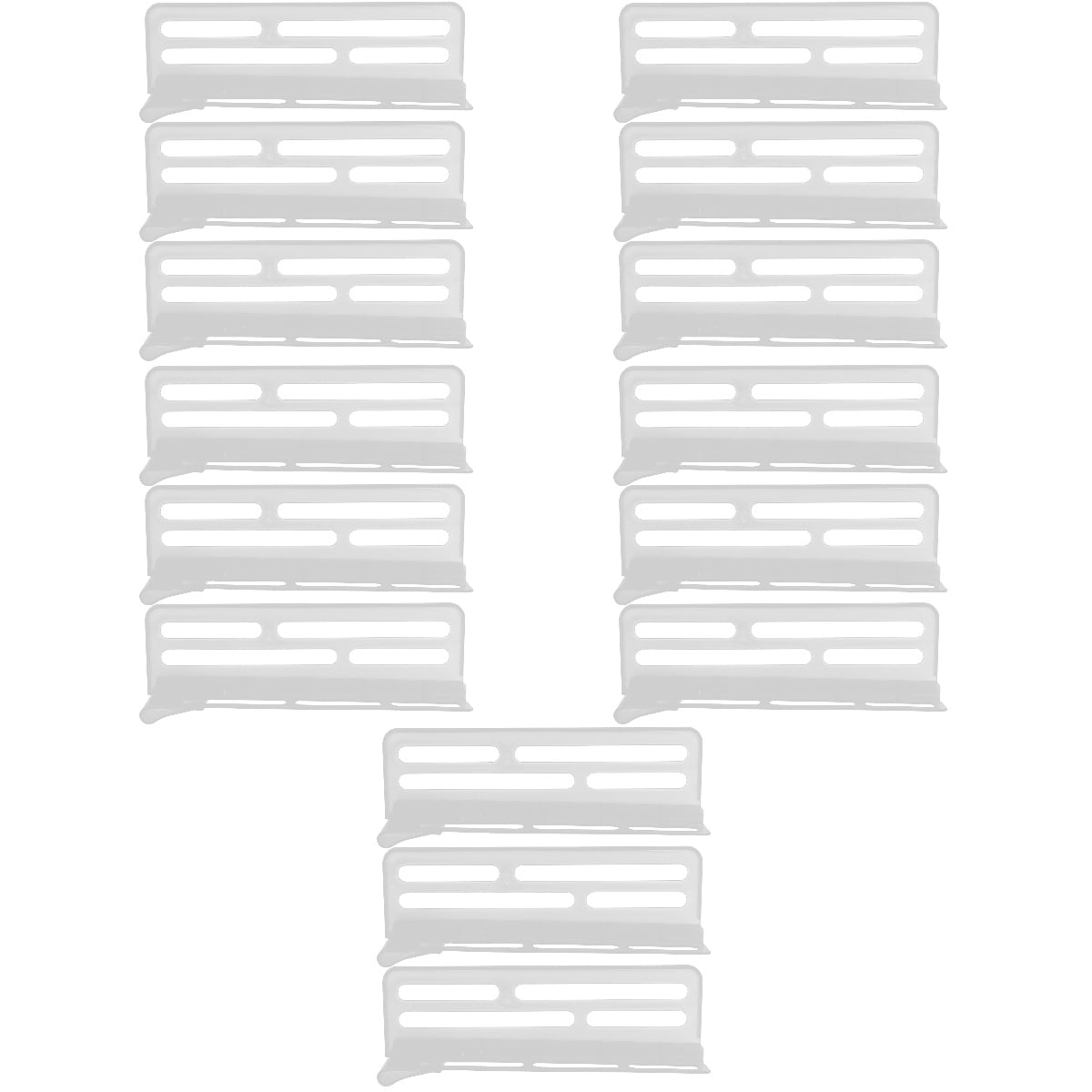 Set of 5 Refrigerator Divider Stand up Freezer Organizer Bins Fridge ...