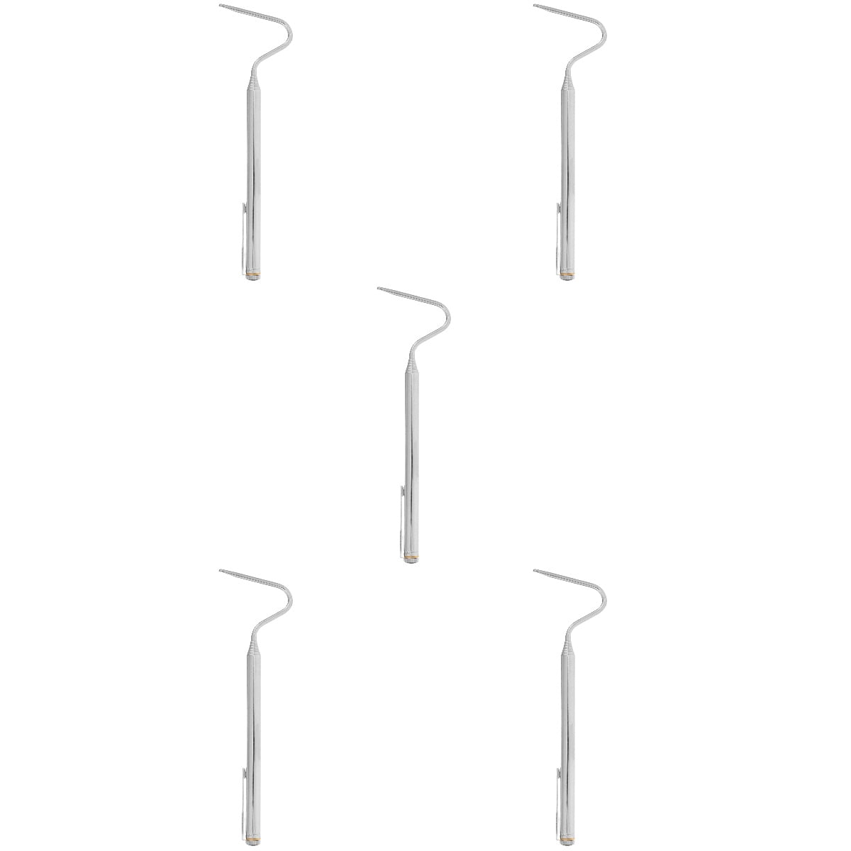 Set of 5 Reptile Hook Snake Grabber Collapsible Pole with Toy Silver ...
