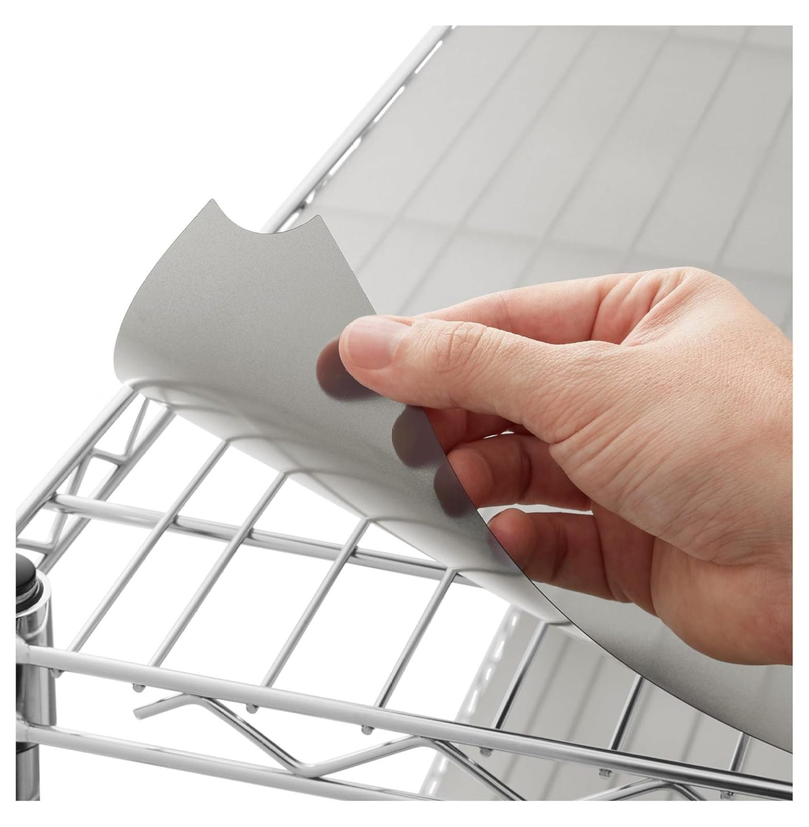 Set of 5 Shelf Liners for 14 x 30 inch Wire Rack - -Grade Graphite ...