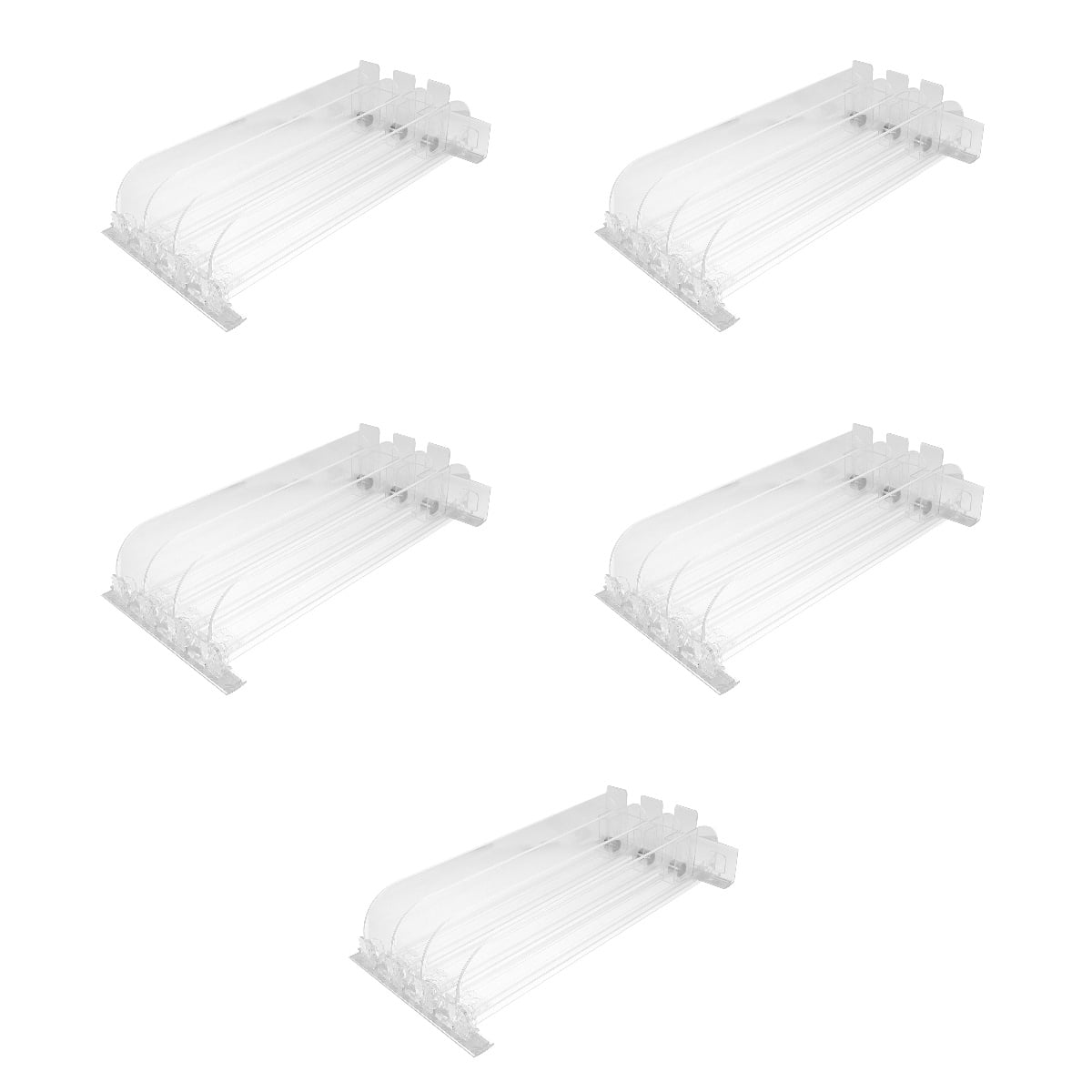 Set of 5 Shelf Pusher Racks Vending Machine Automatic Kitchen Soap ...