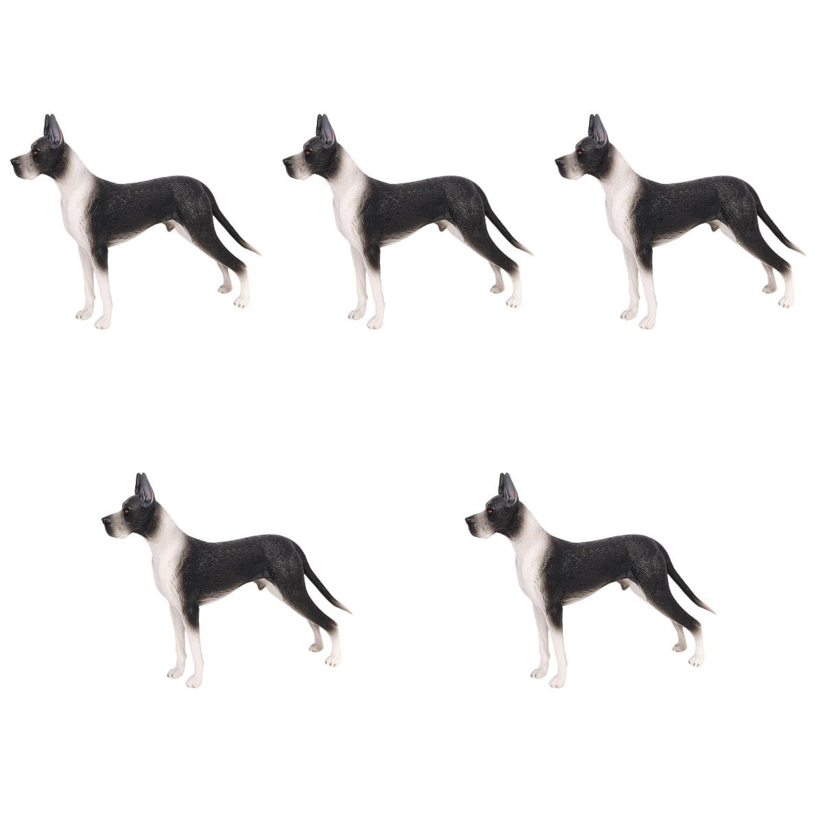 Set of 5 Simulated Dog Model Realistic Dogs Figures Toy Child - Walmart.com