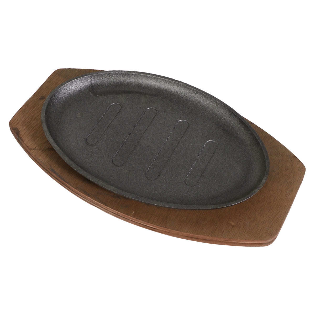 Set of 5 Sizzling Dish Grill Plate Healthy Frying Pan Roasting ...