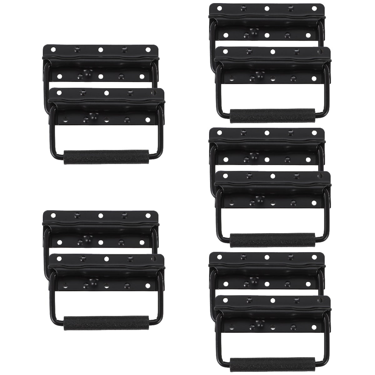 Set of 5 Spring Loaded Drop Handle Metal Moving Packing Tape Duct Black ...