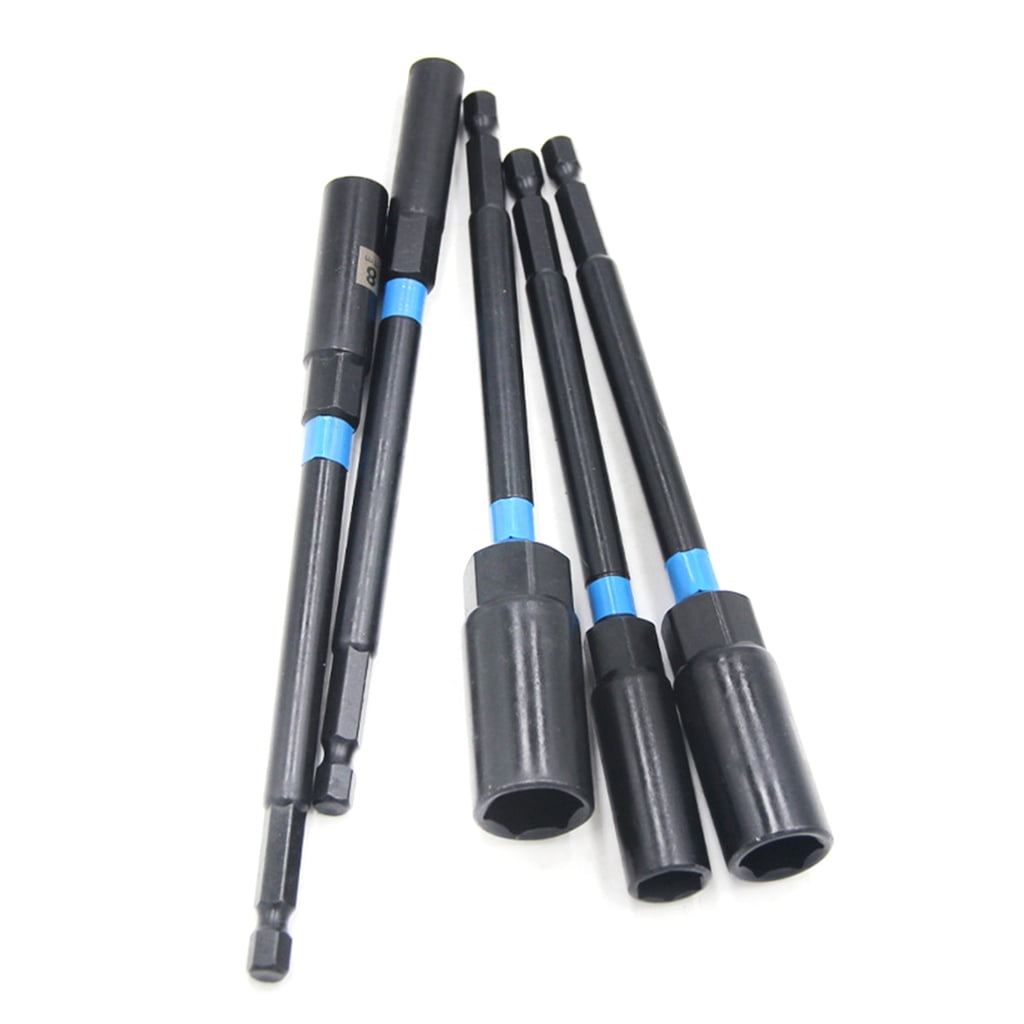 Set of 5 Stable Hexagonal Nut Driver Extensions for Easy Handling in ...