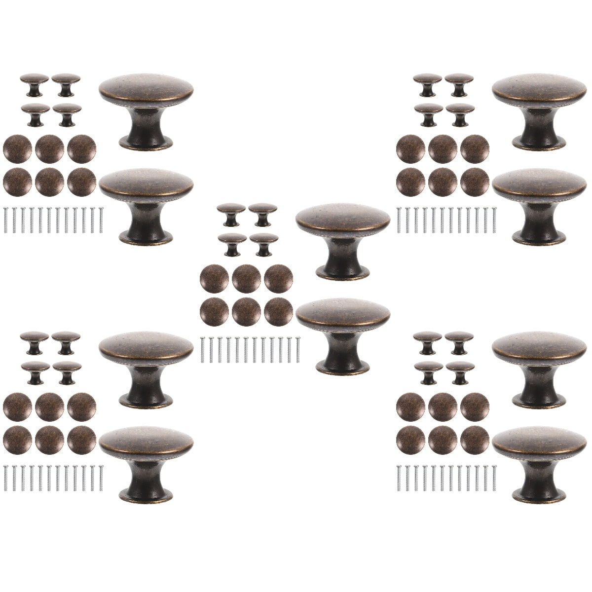 Set of 5 Stands Cabinet Handle Door Handles for Interior Doors Bookcase ...