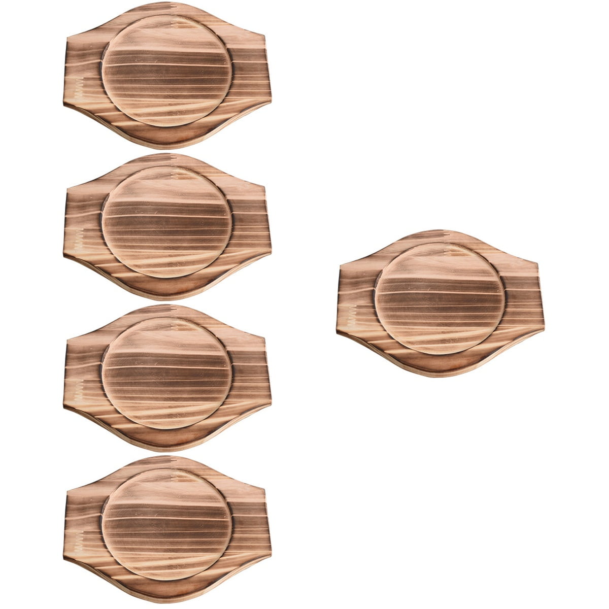 Set of 5 Stone Bowl Mat Pan Stacker Meal Prep Container Deep Frying ...