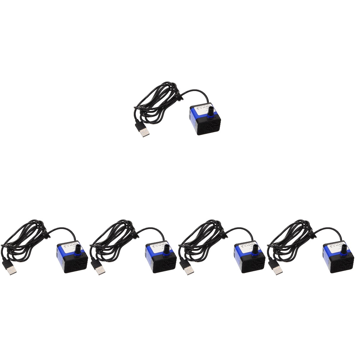 Set of 5 Submersible Pump Water for Fountains Pendant Chain Brushless ...