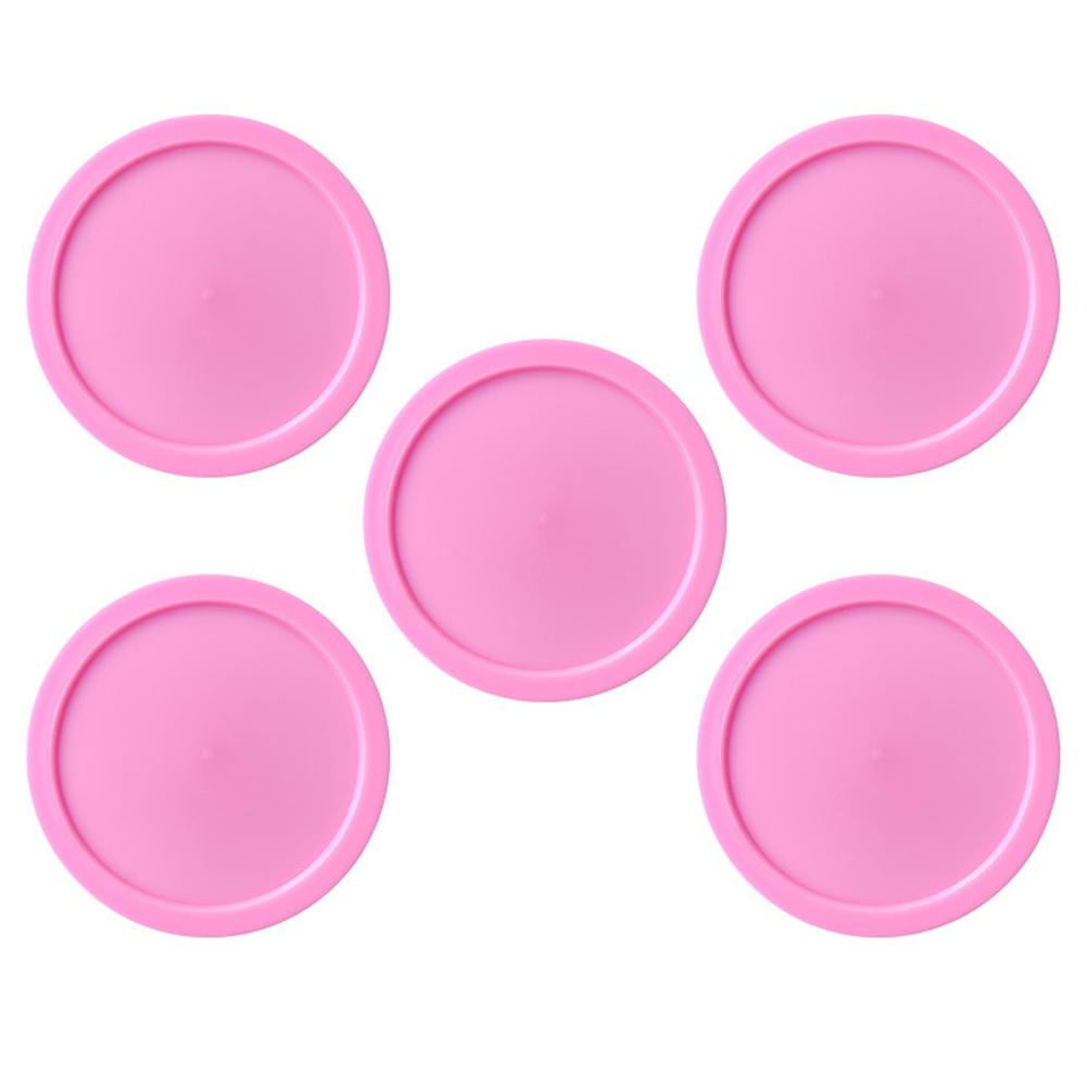 Set of 5 Table Air Hockey Pucks - High-Quality, Standard Size for Long ...