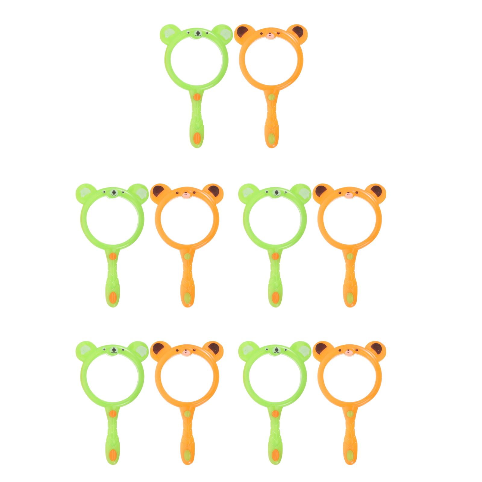 Set of 5 Toy Handheld Glass Handheld Magnifier Pupils 14.5X8.5X1.5CM ...