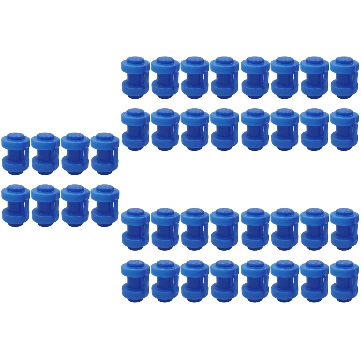 Set of 5 Trampoline Tube Cover Rectangular Spring for Mini Round ...