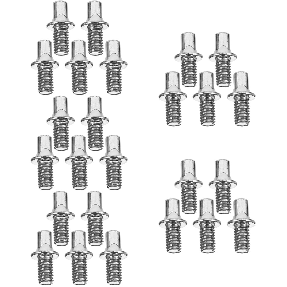 Set of 5 Triangle Handle Knob Nut Screw Bolt Pedal - Walmart.com