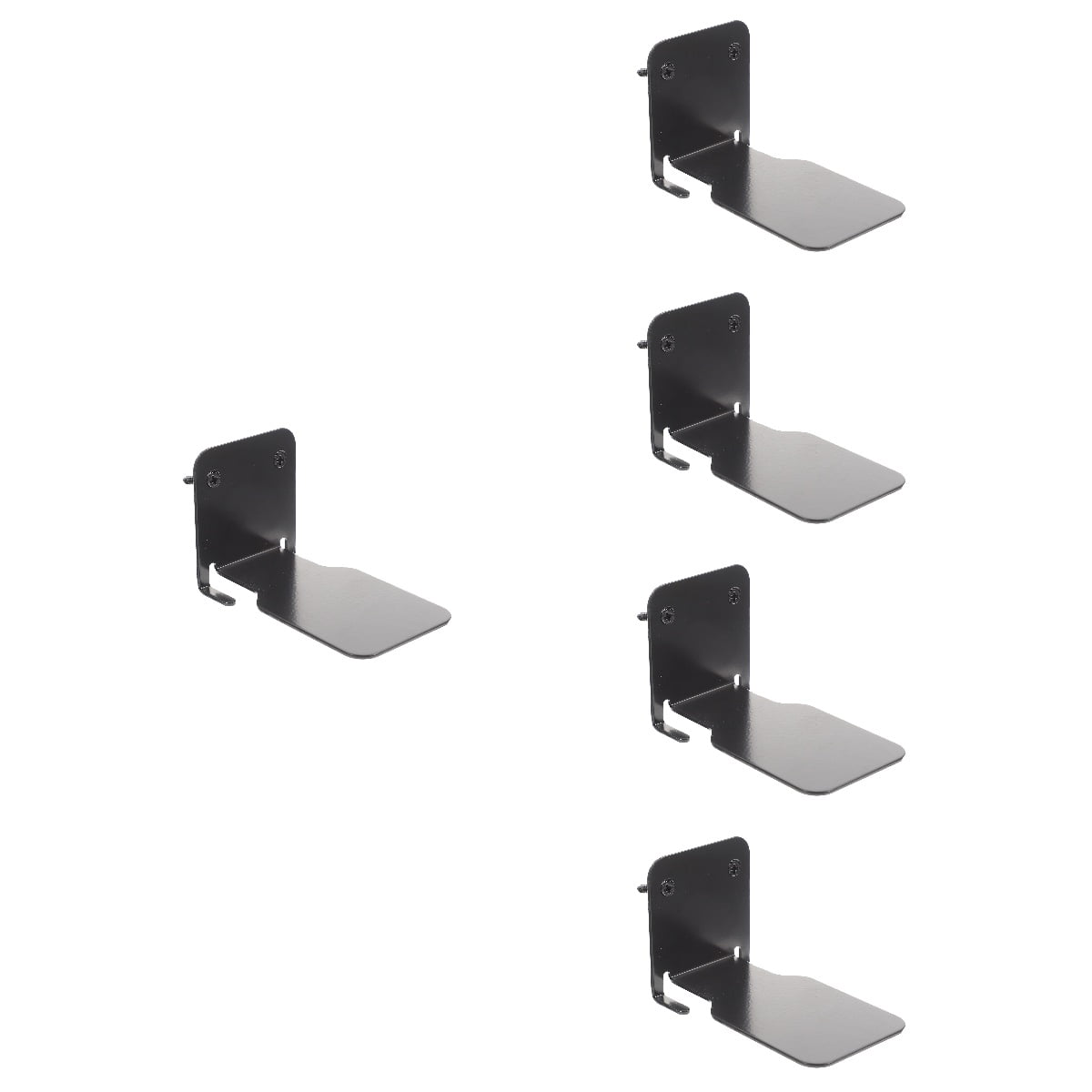 Qiysamall Set of 5 Wall Suspended Bookshelf Cases Ledge Floating ...