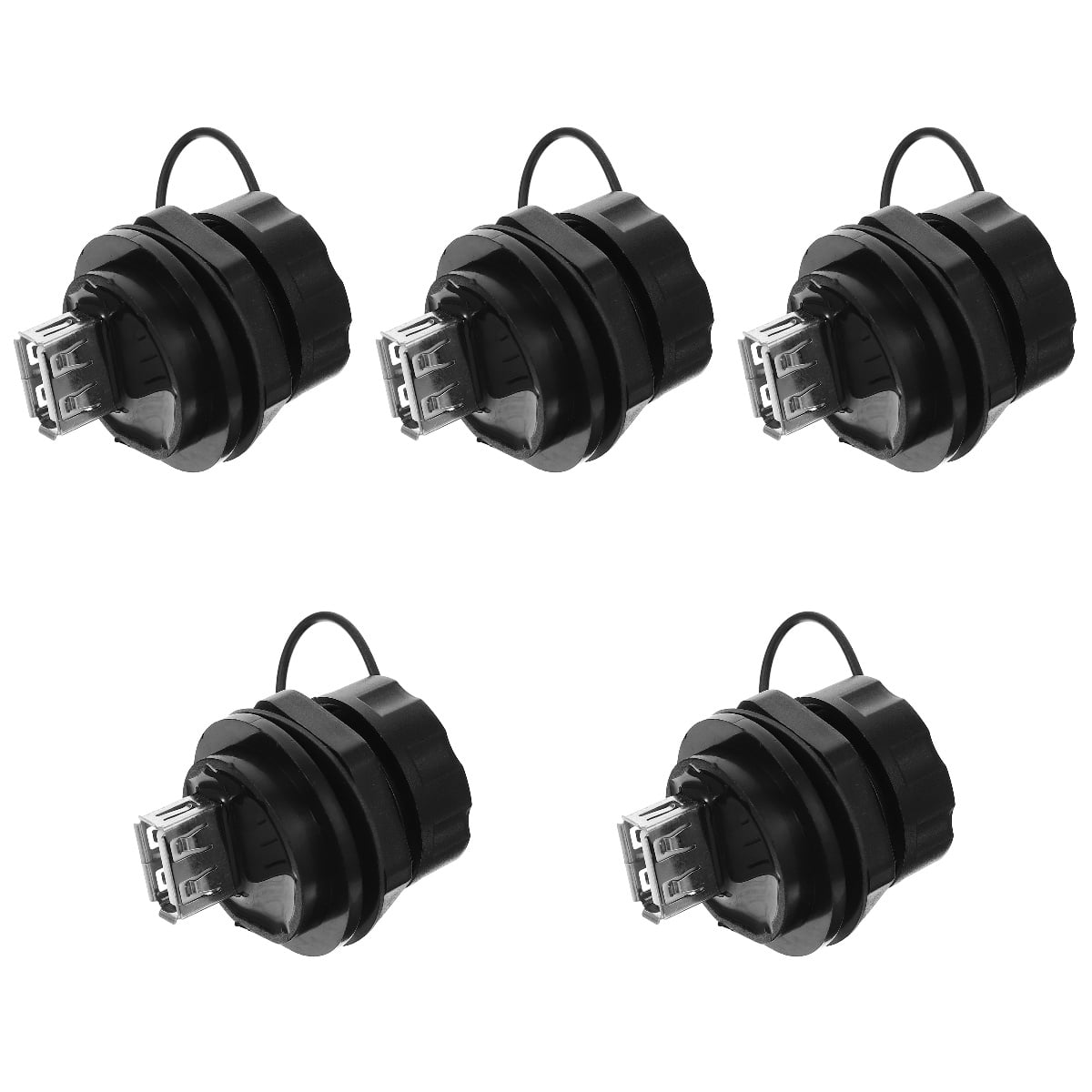 Set of 5 Waterproof Connector USB for Industrial Equipment Adapter ...
