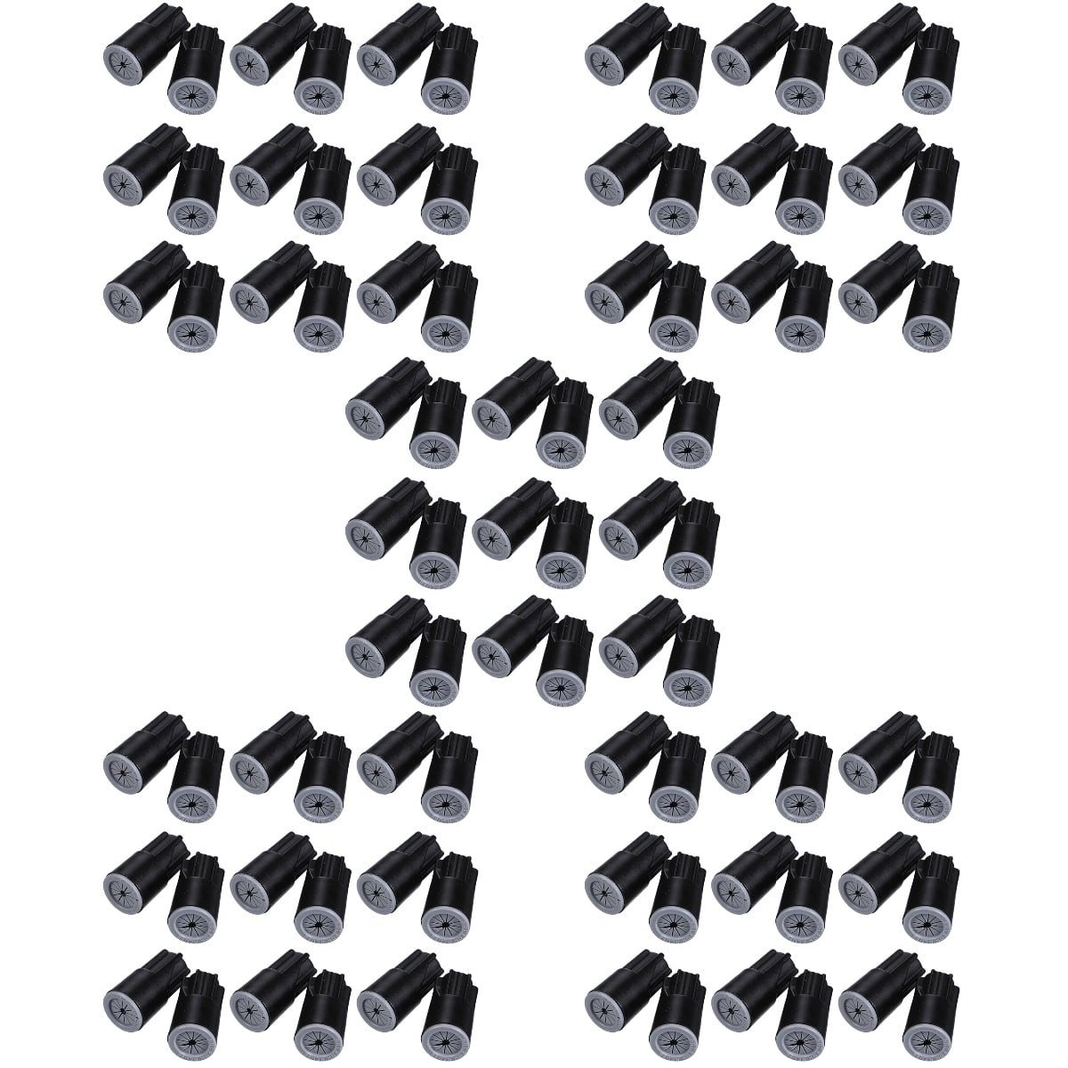 Set of 5 Waterproof Crimping Cap LED Light Strip Connector Electrical ...