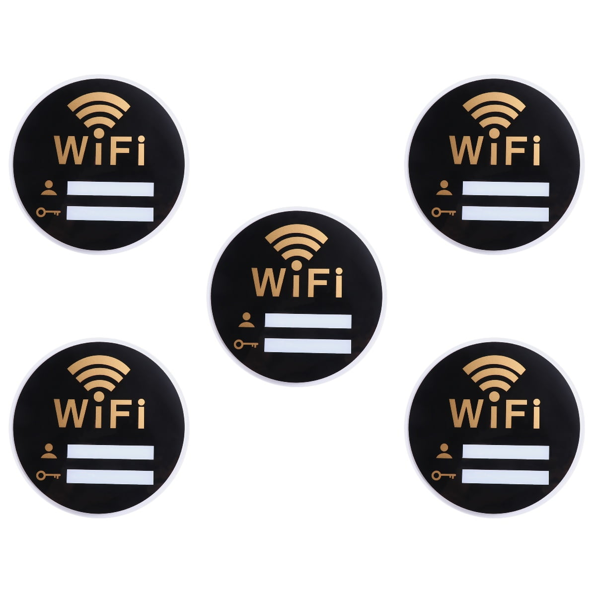 Set of 5 Wifi Sign Board Code Programmable Coffee Bar Office - Walmart.com