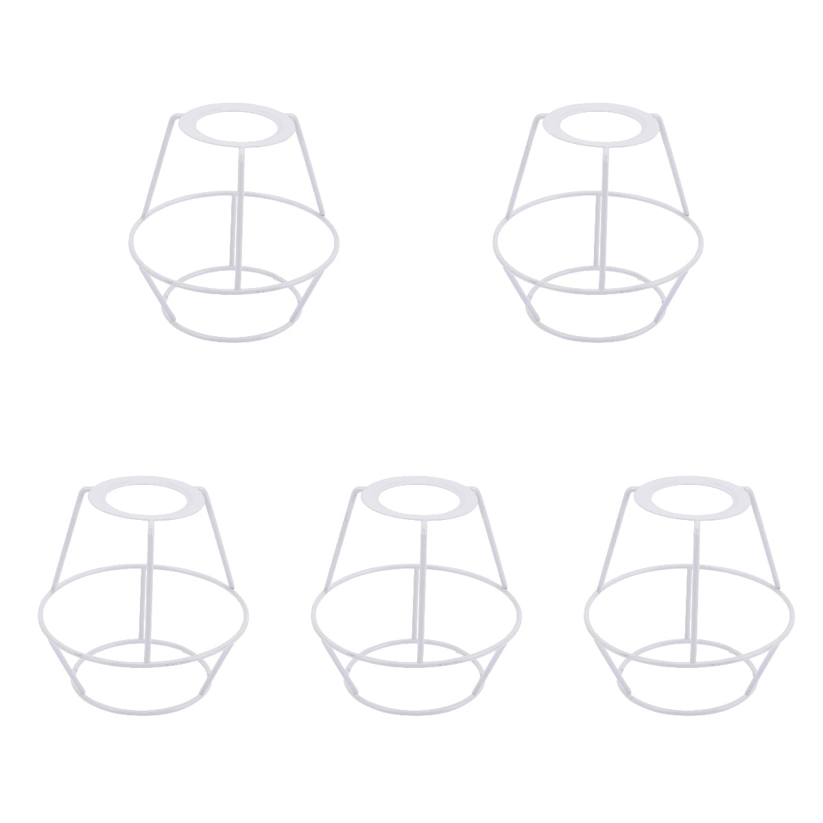 Set of 5 Wire Light Stand Lampshade Structure Frame Chandelier ...
