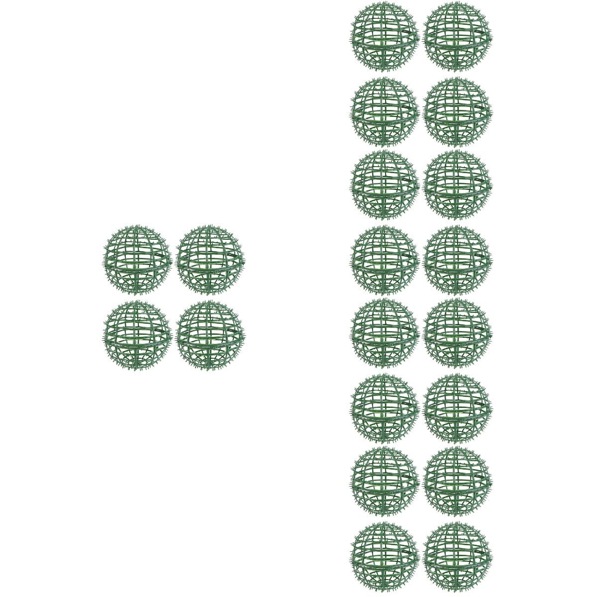 Set of 5 Wire Topiary Forms Flower Arrangement Decorative Rack ...