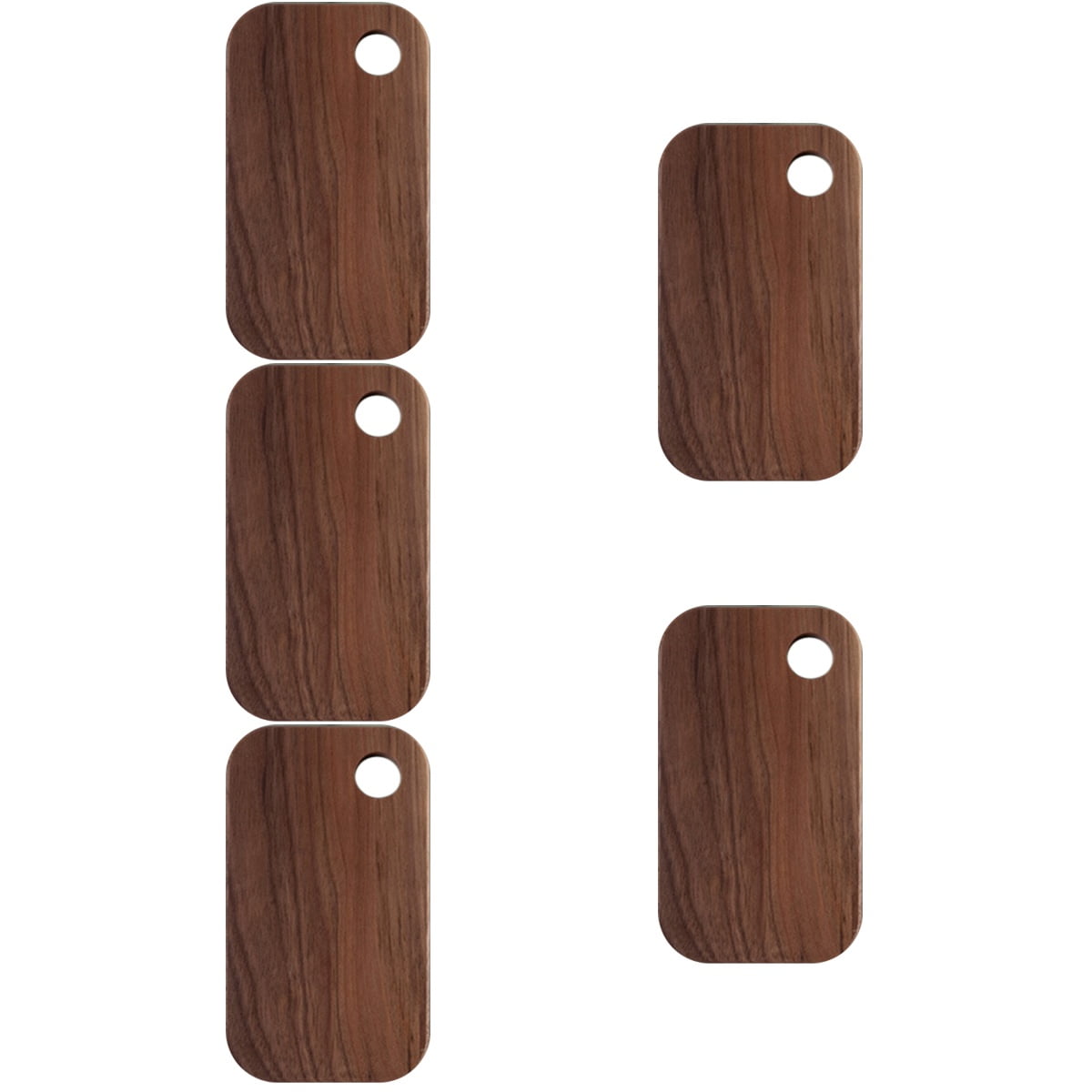 Set of 5 Wooden Multiple Functions Cutting Boards for Meat Japanese ...