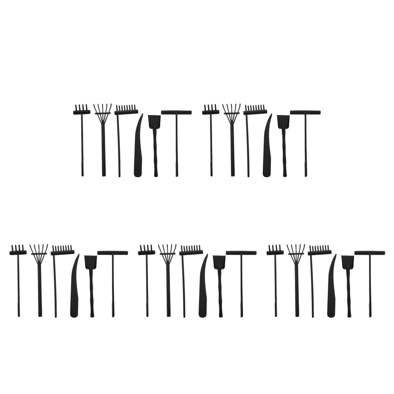 Set of 5 Zen Sand Rake Garden Tabletop Tools Office - Walmart.com