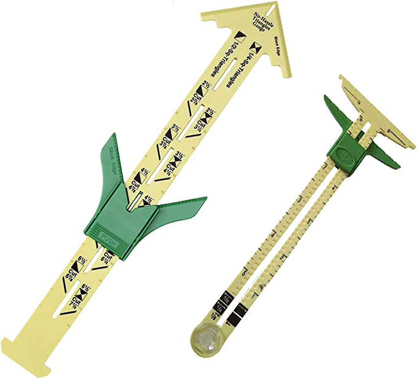 Set of 5-in-1 Sliding Gauge with No-Hassle Triangles GaugeSewing ...