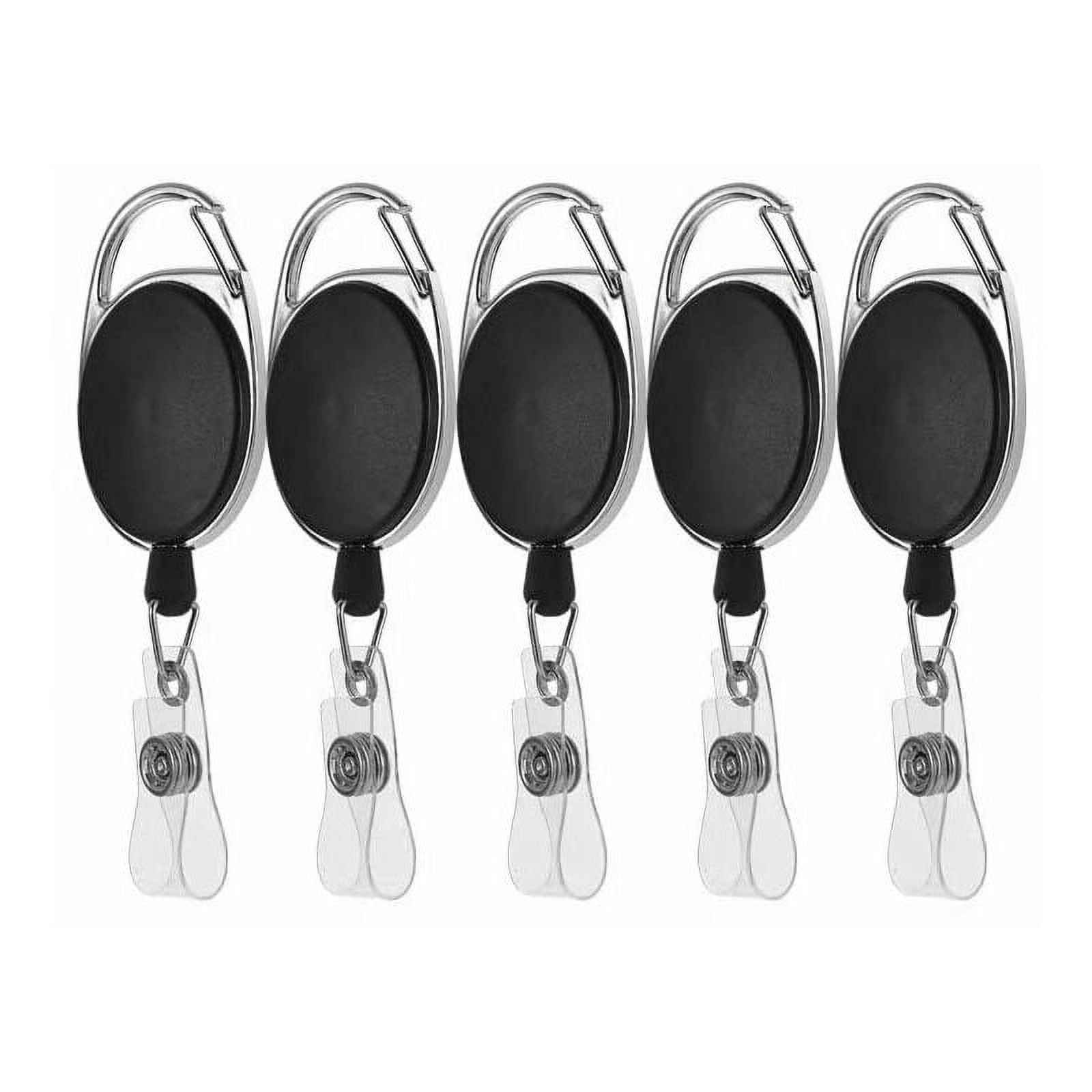 Set of 5 retractable clips, retractable with horizontal and vertical ...