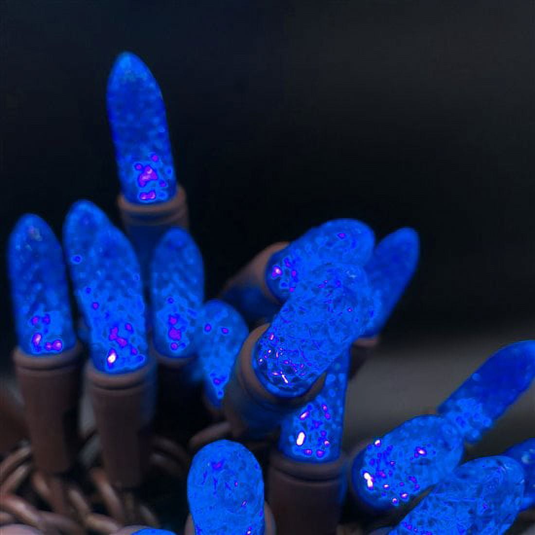Set of 50 Blue M8 LED Lights with 4in Spacing - Walmart.com