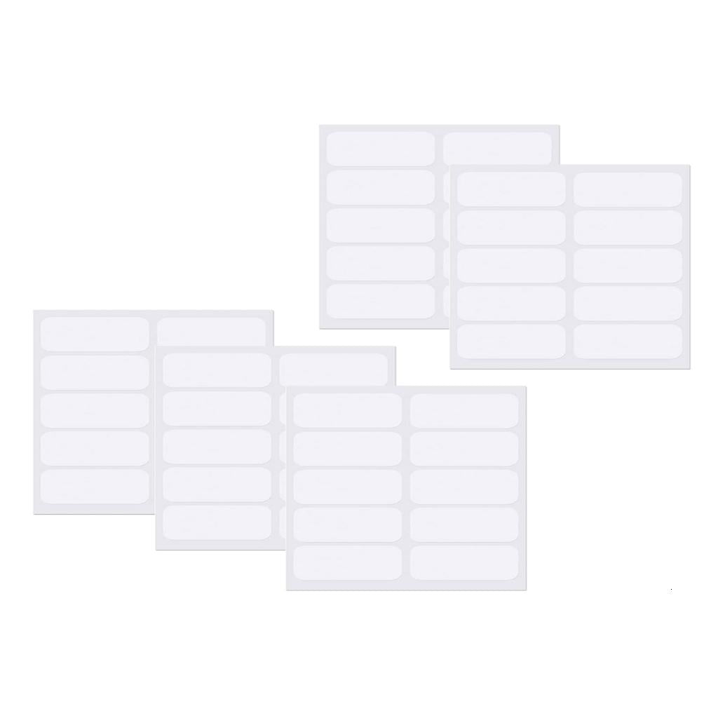 Set of 50 No Iron Label Writes-On Name Tag for Clothes Water Resistant ...